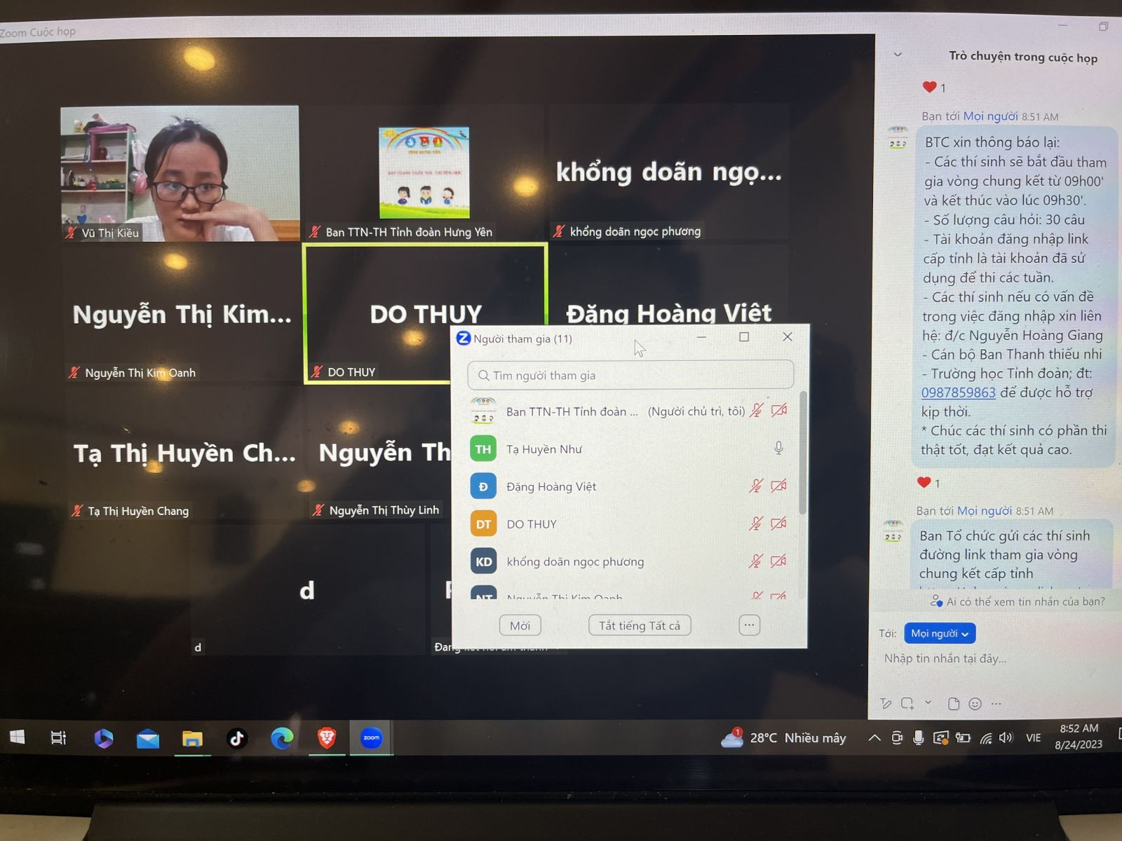 HƯNG YÊN: Tổ chức Vòng chung kết cấp tỉnh Hội thi Olympic Tiếng Anh học sinh, sinh viên năm 2023